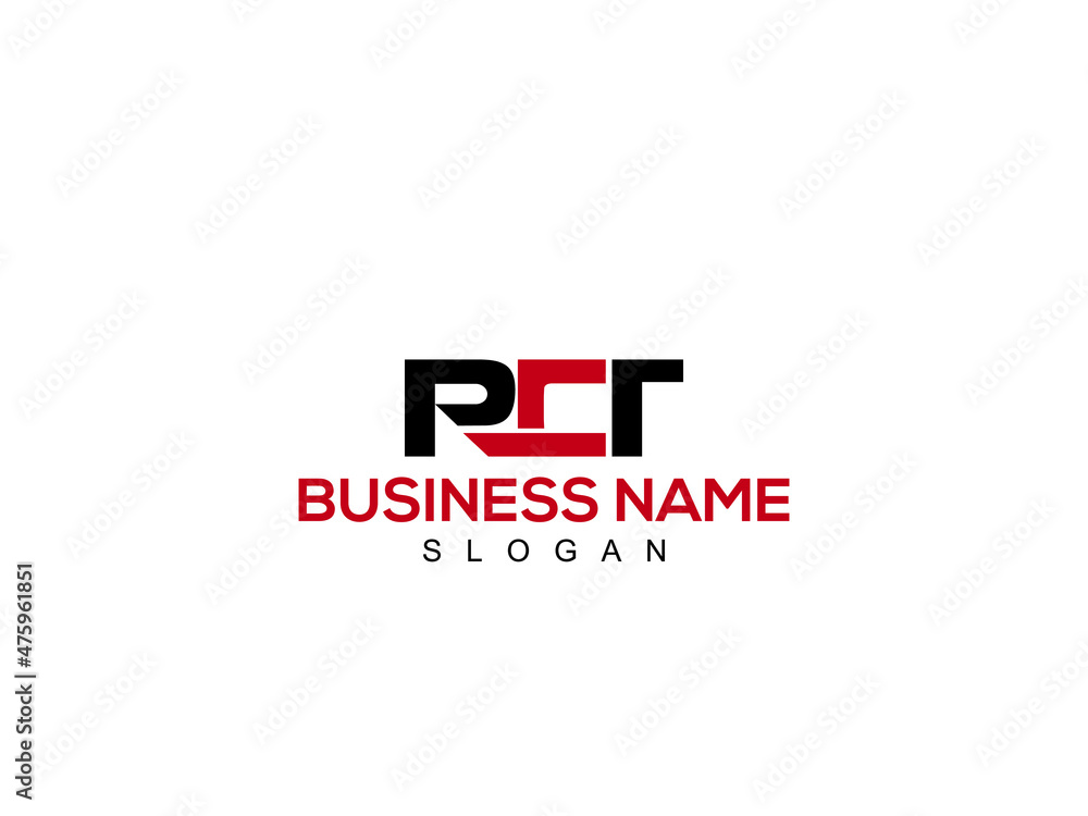 Classic PCT Logo, Letter PC logo icon concept with creative font design ...