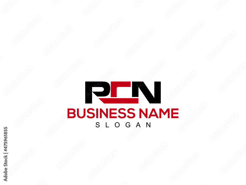 Classic PCN Logo, Letter PC logo icon concept with creative font design ...