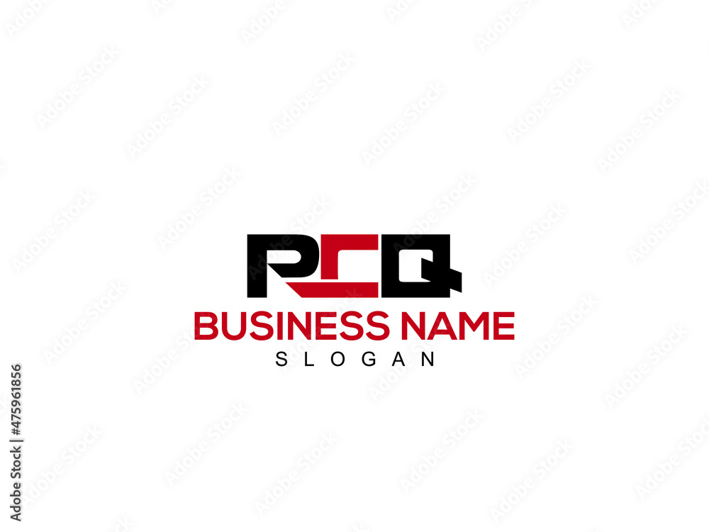Classic PCQ Logo, Letter PC logo icon concept with creative font design ...