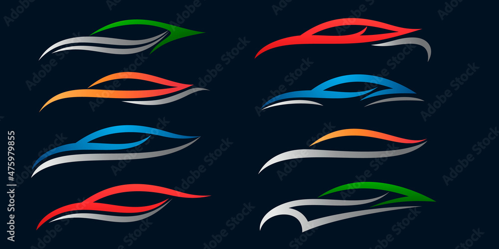 Car Logo collection, Vector logo design, for sports car logo, auto ...
