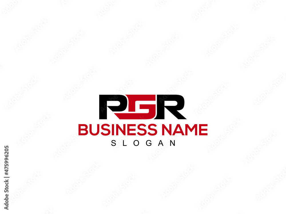 Initial letter PGR logo, Creative pg original monogram logo design ...