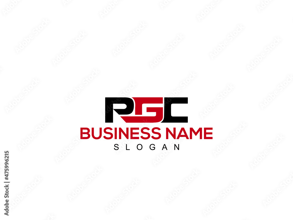 Initial letter PGC logo, Creative pg original monogram logo design ...
