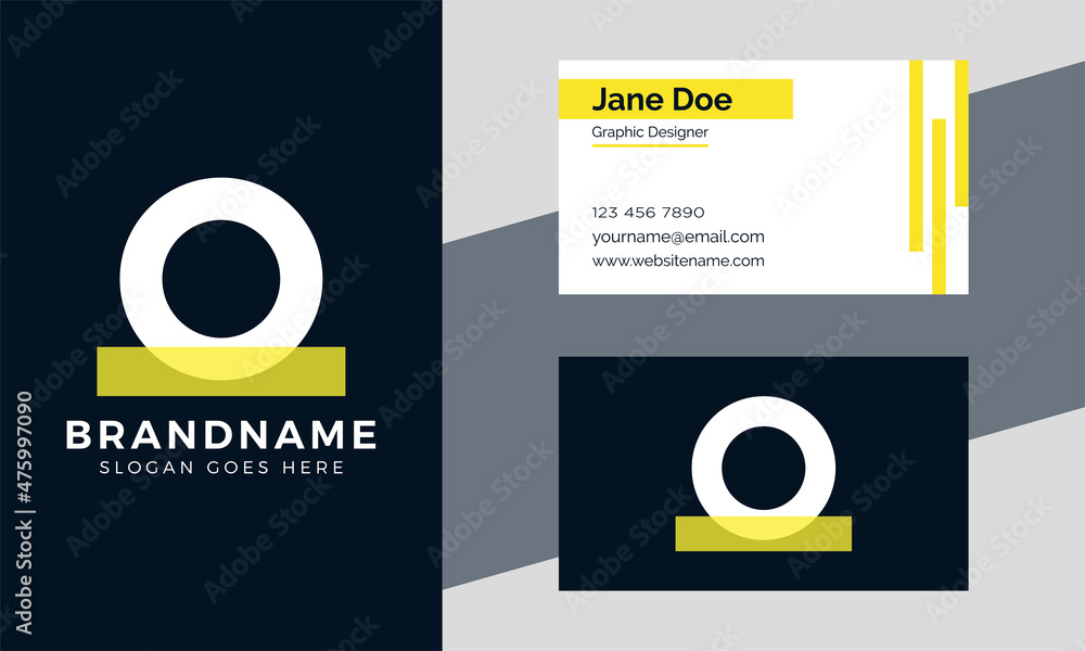 Abstract Premium branding letter O logo design template Stock Vector ...