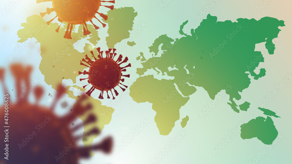 Coronavirus incidence in the world. Pathogens of SARS-CoV-2 on the ...