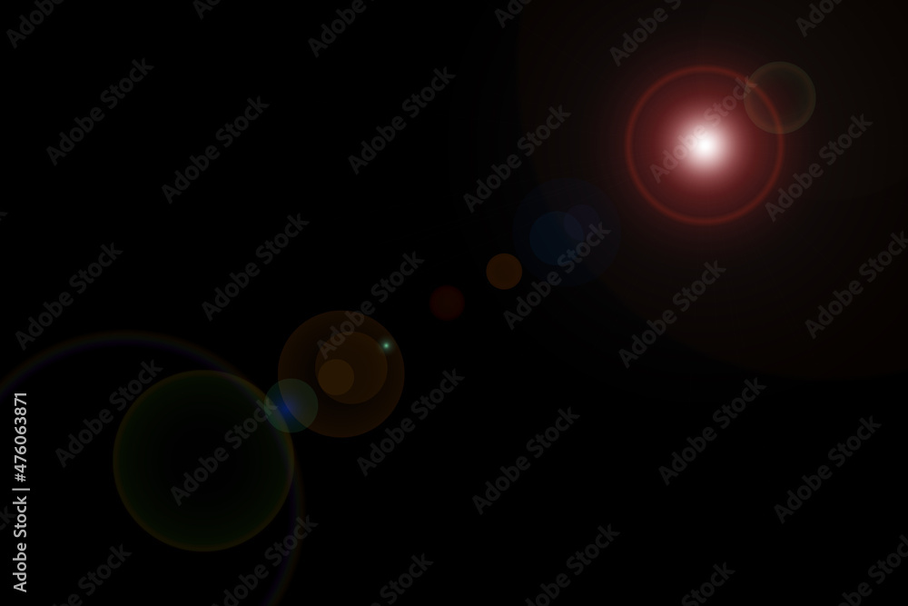 Abstract overlays background, lens flare, sun with lens flare ...