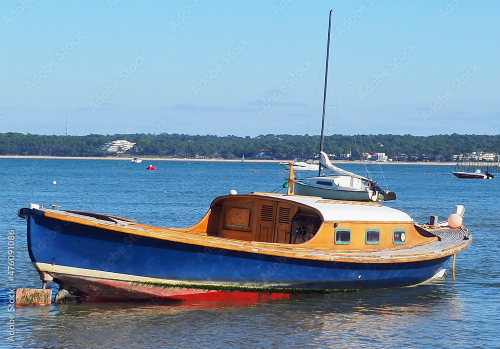 the pinasse is the traditional boat for fishermen from the Arcachon ...