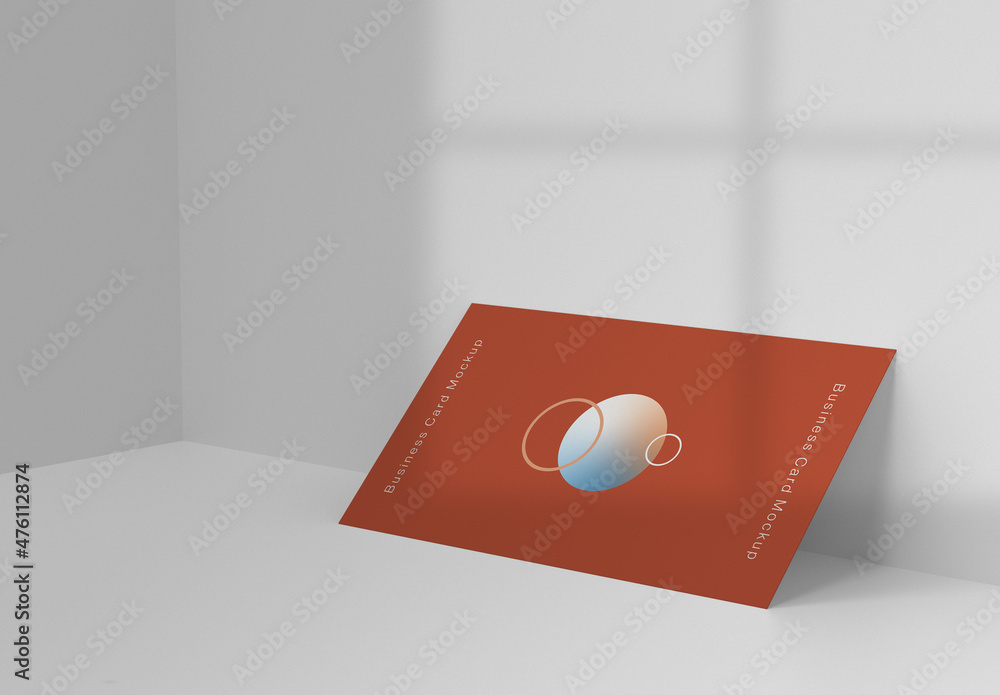 Isolated Business Card Mockup Stock Template | Adobe Stock