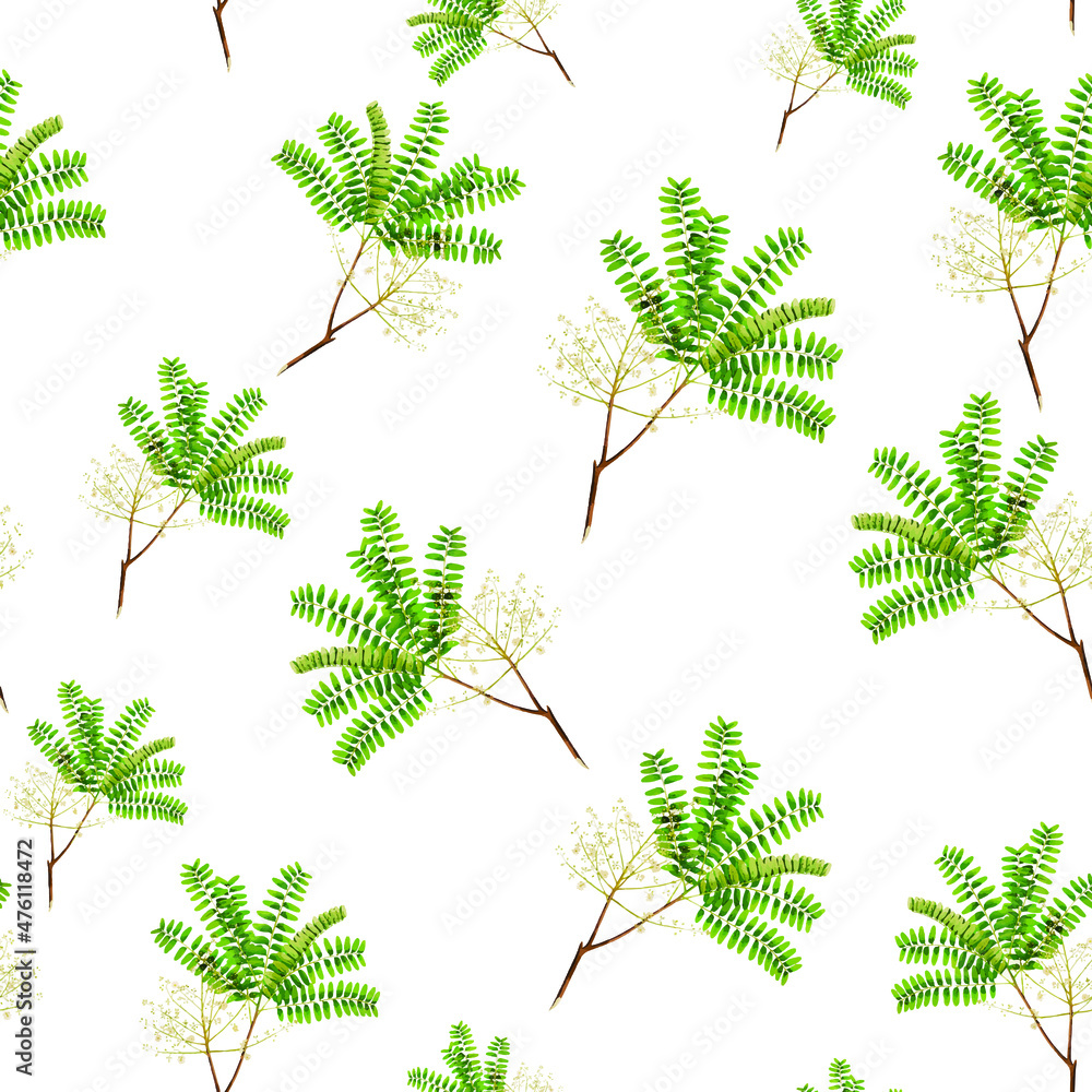 Spring flowers print. Seamless floral pattern. Plant design for fabric ...