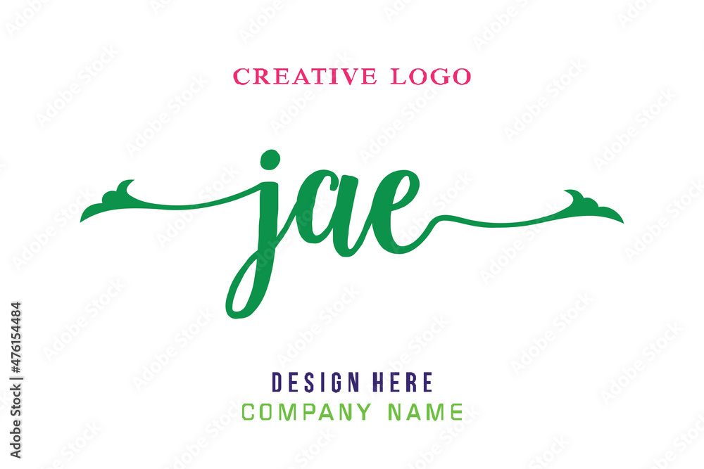 JAE lettering logo is simple, easy to understand and authoritative ...