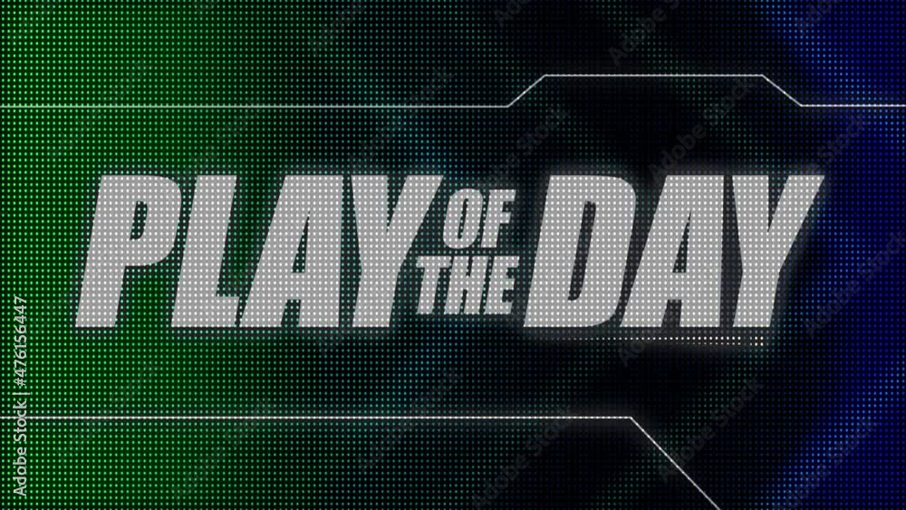 2D animated motion graphics design of a flashing lightboard style ...