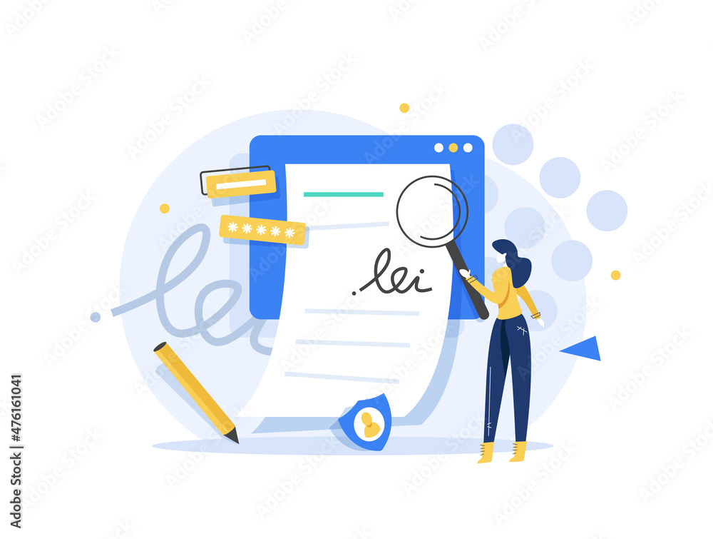 check contract,check signature,Studying terms of agreement. Signing ...