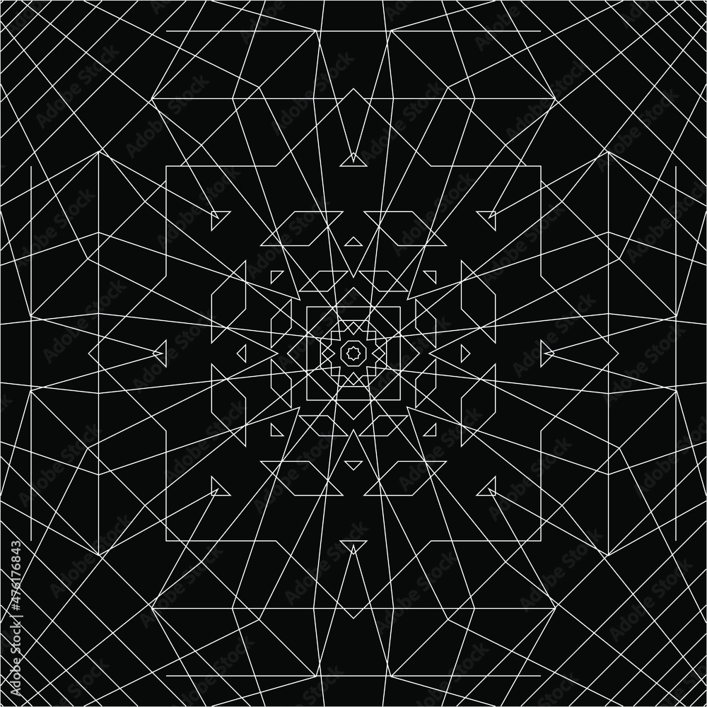 Optical Illusion Lines for Background. Vector Illustration Stock Vector ...