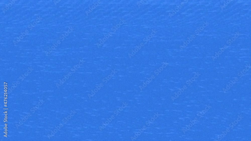 VHS effect. Signal grain on the blue screen of an old TV. Excellent ...