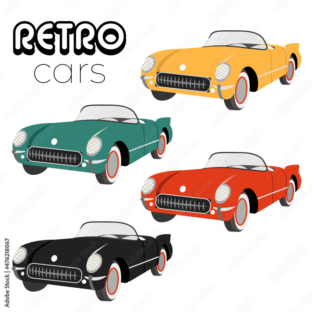 Black Corvette Vector