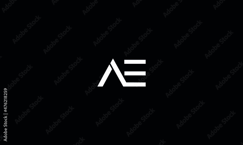 AE, EA, Logo Abstract Letters Logo Monogram Stock Vector | Adobe Stock