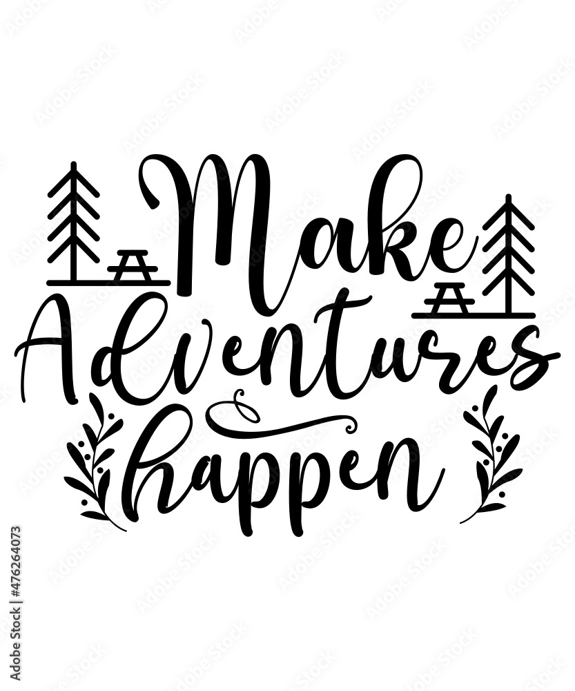 Adventure svg bundle, camping svg, png, happy camper svg, explore more ...
