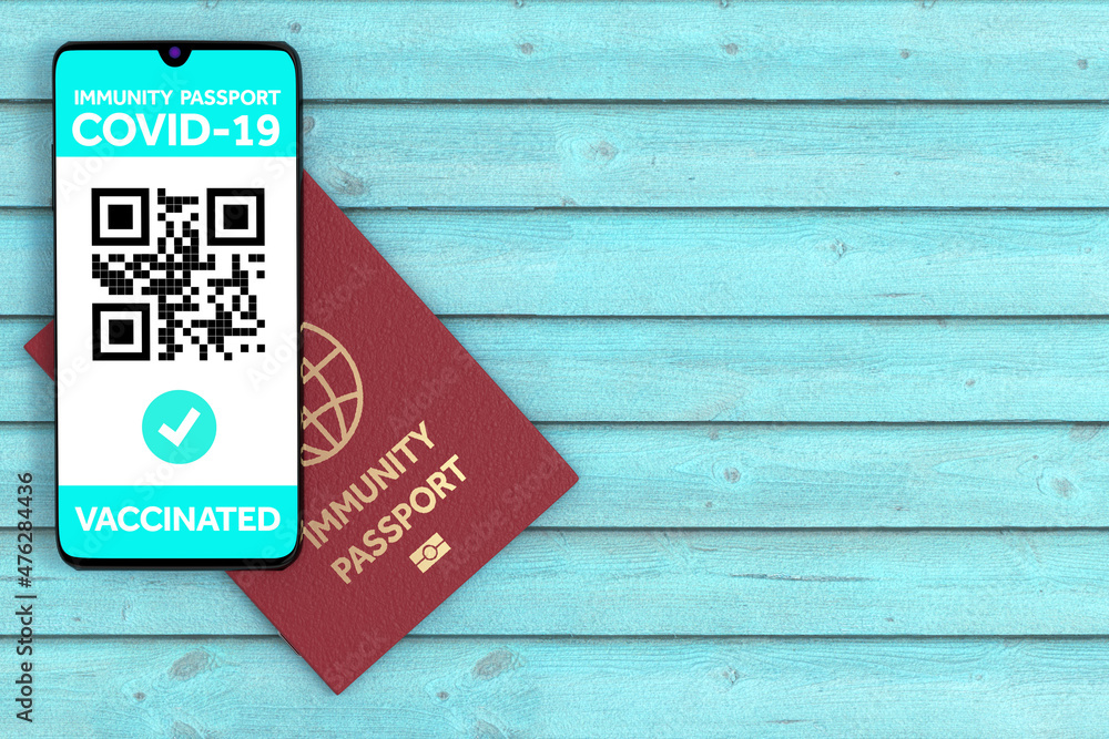 Mark Vaccinated Health Immune Passport Certificate of Vaccination App ...