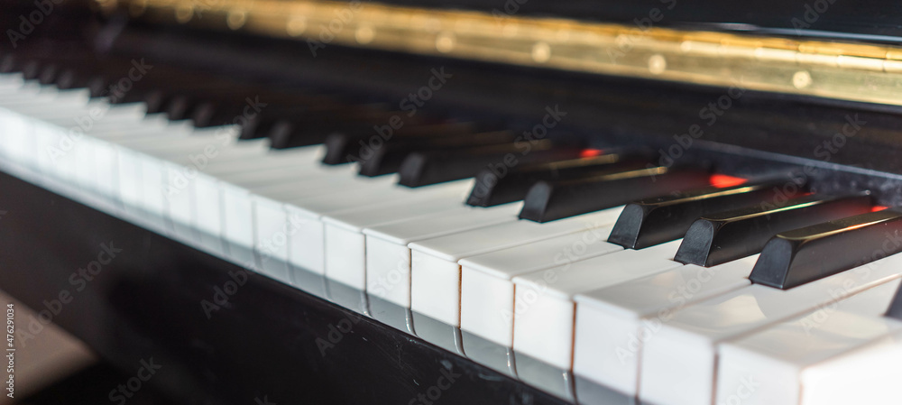 Teclas de piano Stock Photo | Adobe Stock