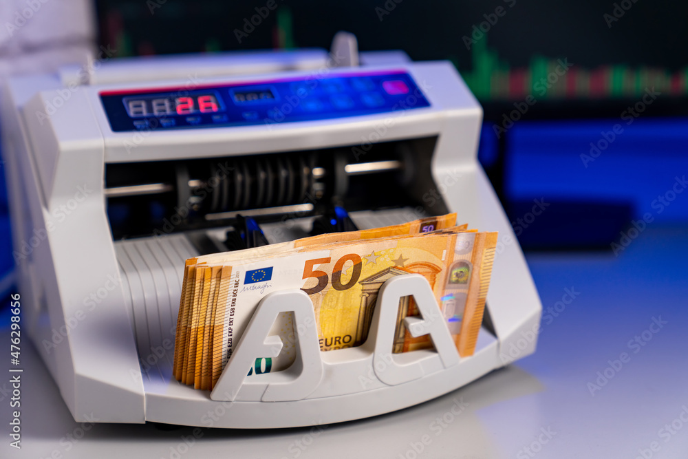 Financial electronic equipment for calculating money. Banking counting ...