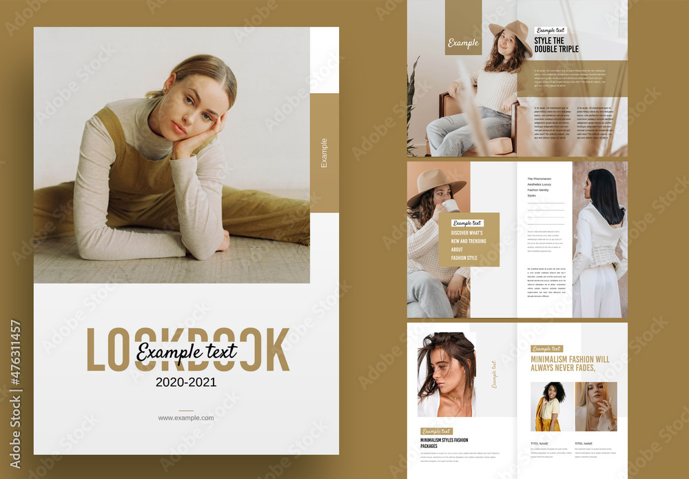 Lookbook Layout Stock Template | Adobe Stock