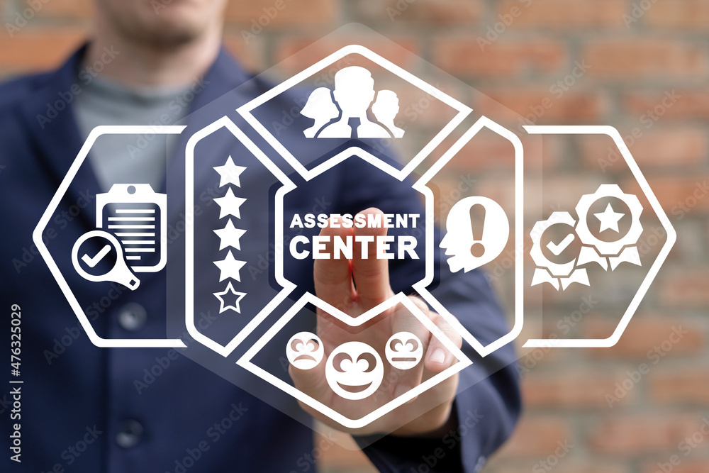 Assessment Center Business Career HR Concept. Assessment Analysis ...