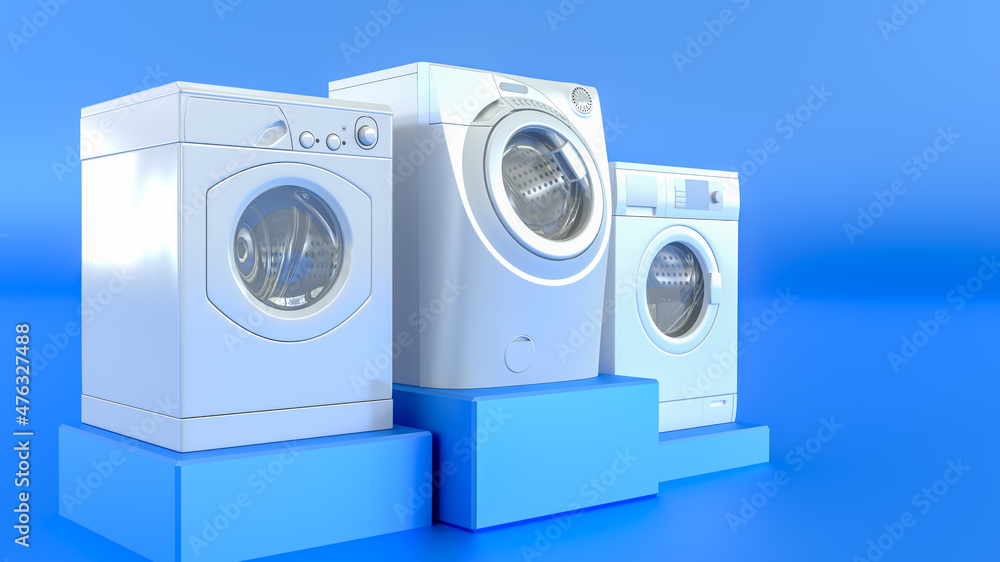 washing machine comparison Stock Illustration | Adobe Stock