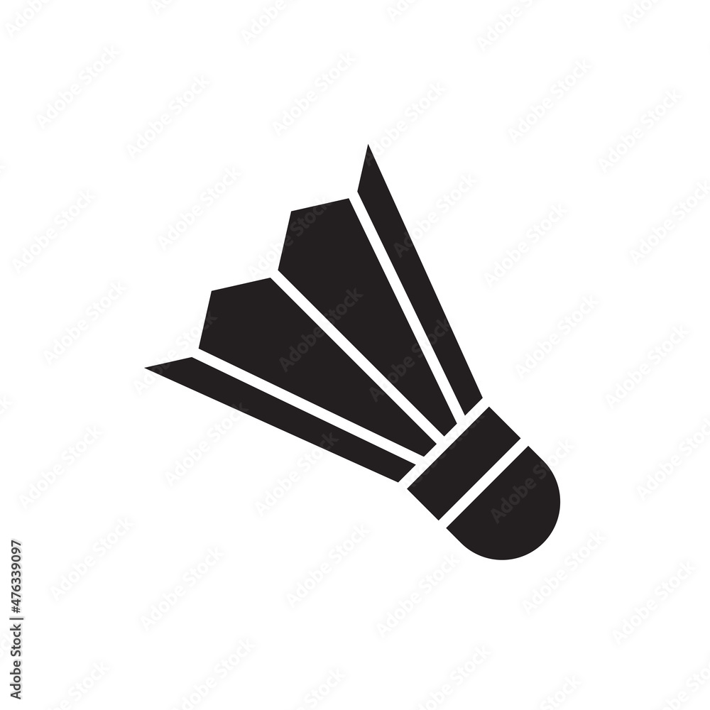 badminton icon vector design templates white on background Stock Vector ...