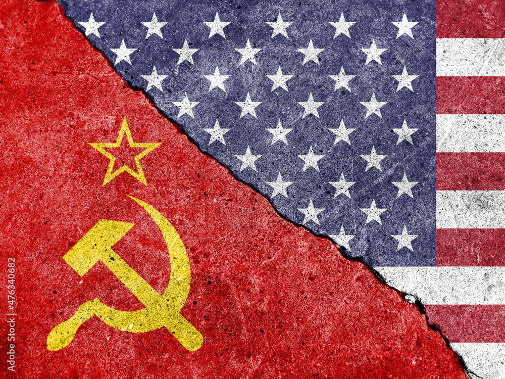 It combines the flags of United States and Soviet Union , tells the ...