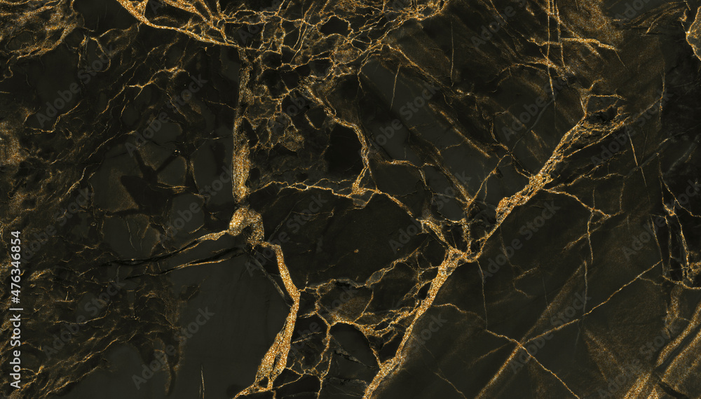 green marble with golden veins. green golden natural texture of marble ...