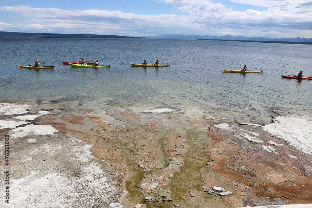 Kayaking Yellowstone National