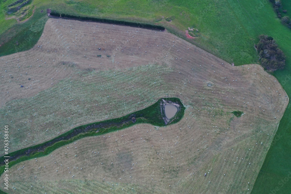 Making and growing hay and silage in Australia. with tractors and ...