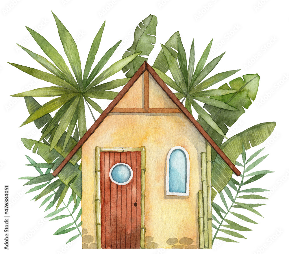 Watercolor Paintings Of Hut