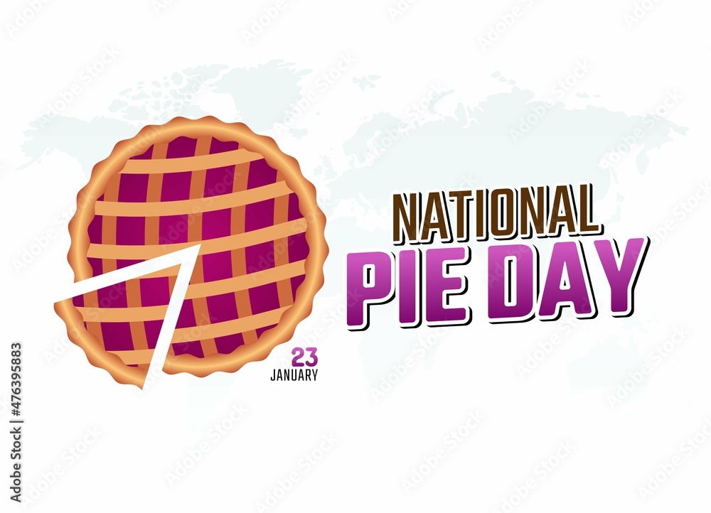 vector graphic of national pie day good for national pie day ...