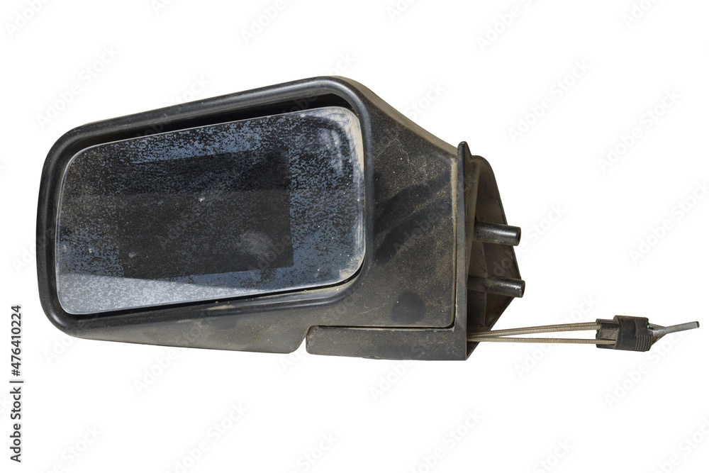 car metal exterior mirror equipped with manual adjustment of mirror ...