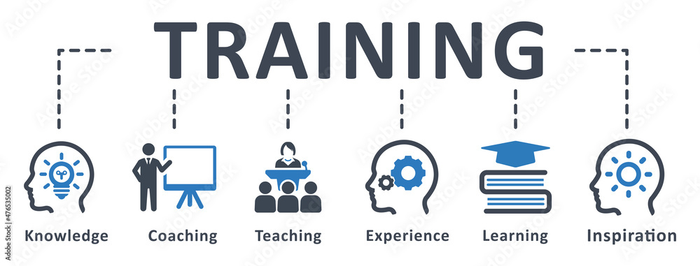 Training icon - vector illustration . seminar, coach, teaching ...