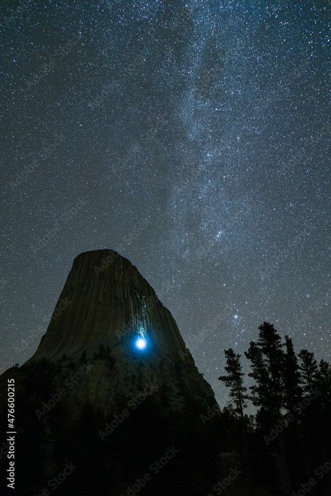Devils Tower Night