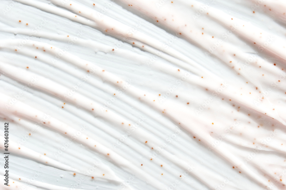 Face scrub texture. Cream skincare cosmetic. Organic stroke. Feet oily ...