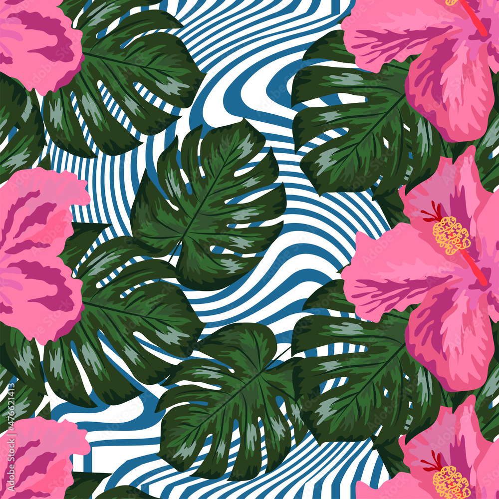 Hawaiian Wallpaper Pattern