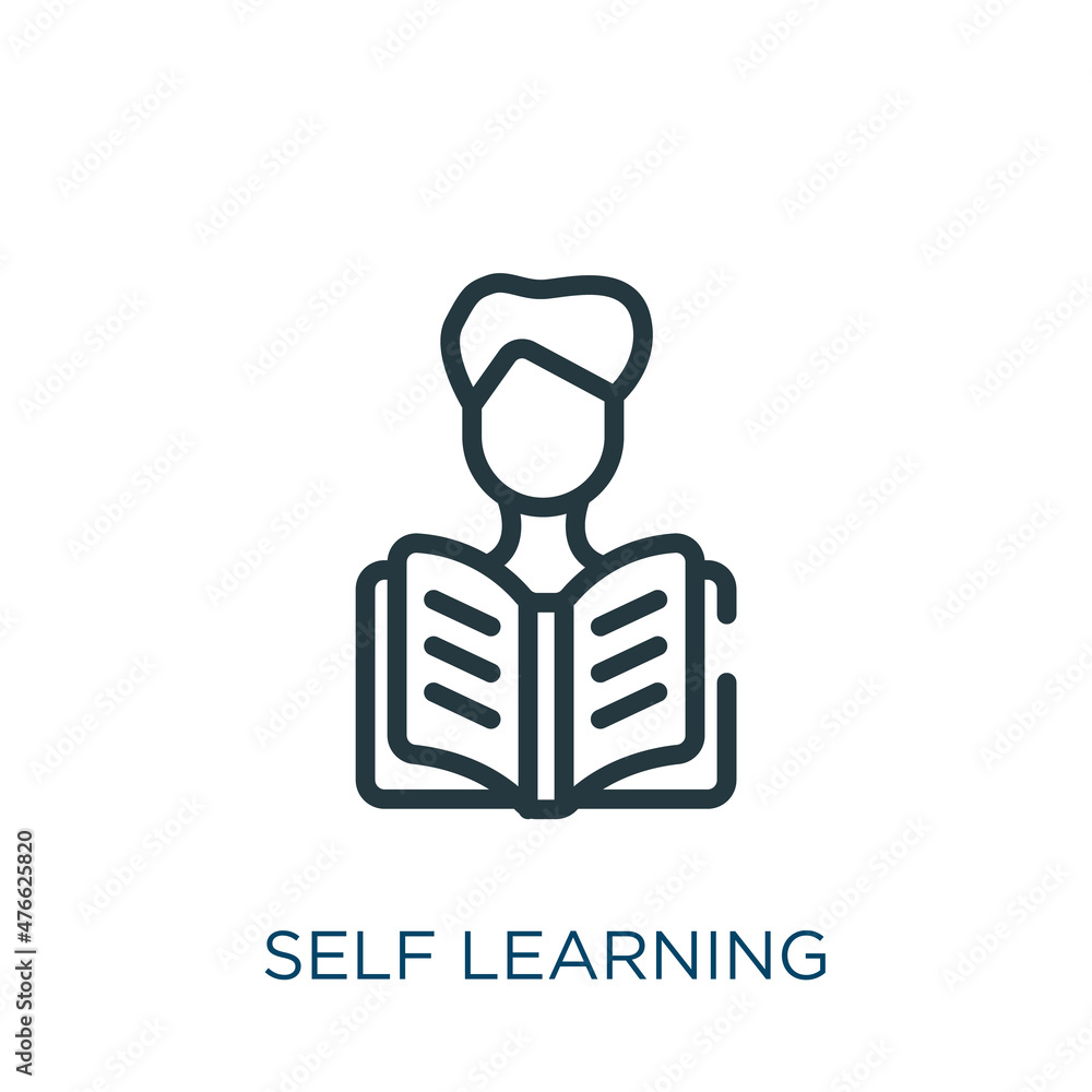 self learning thin line icon. education, school linear icons from other ...
