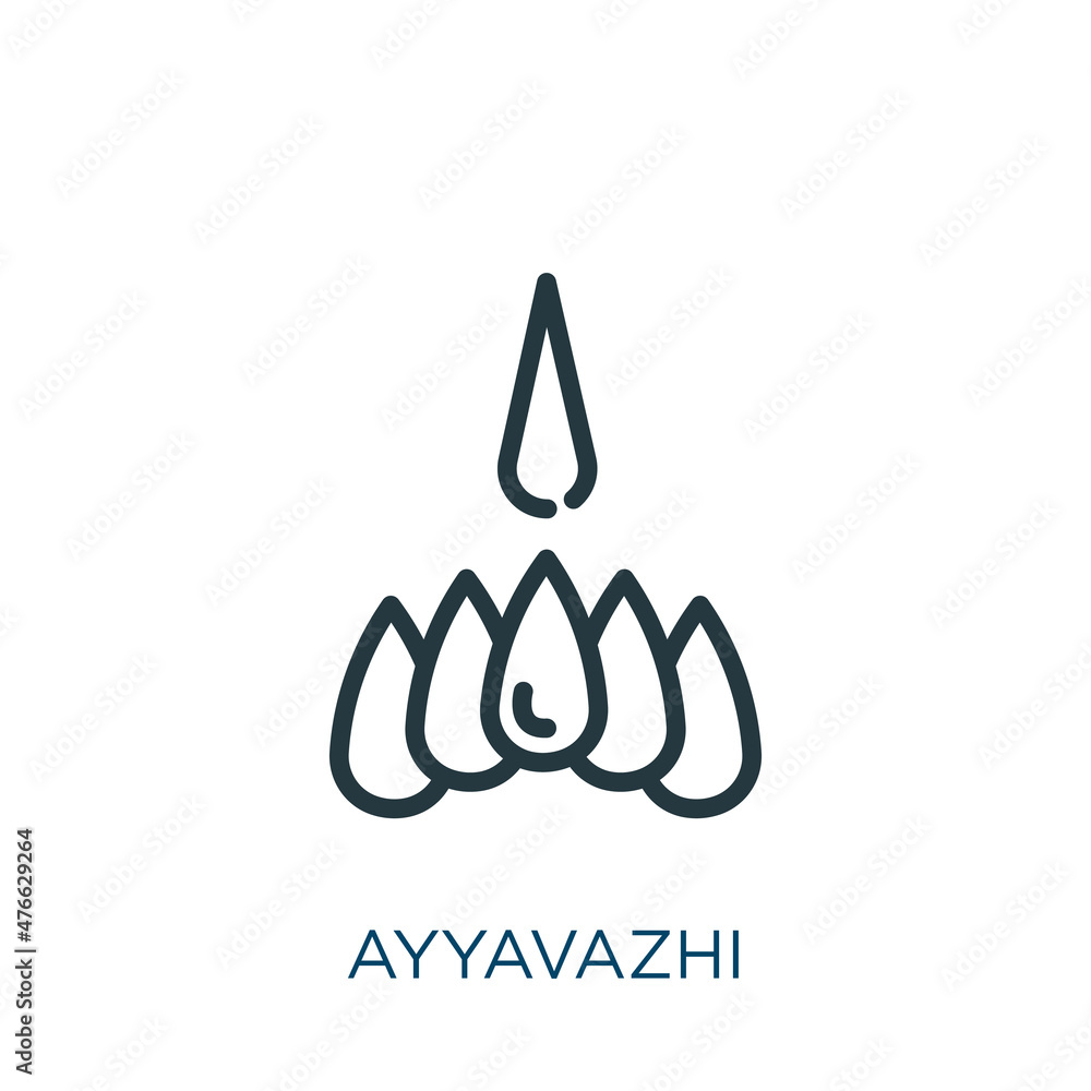 ayyavazhi thin line icon. religious, india linear icons from religion ...