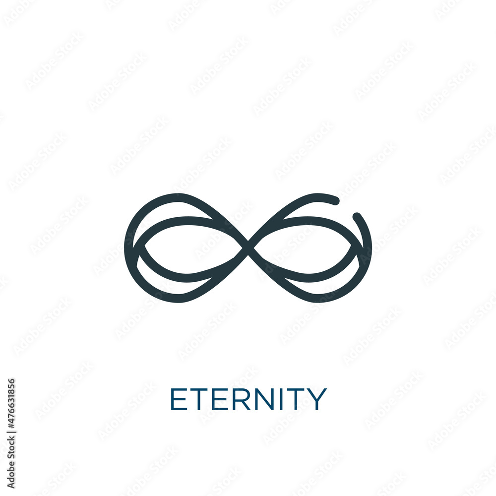 eternity thin line icon. loop, business linear icons from signs concept ...
