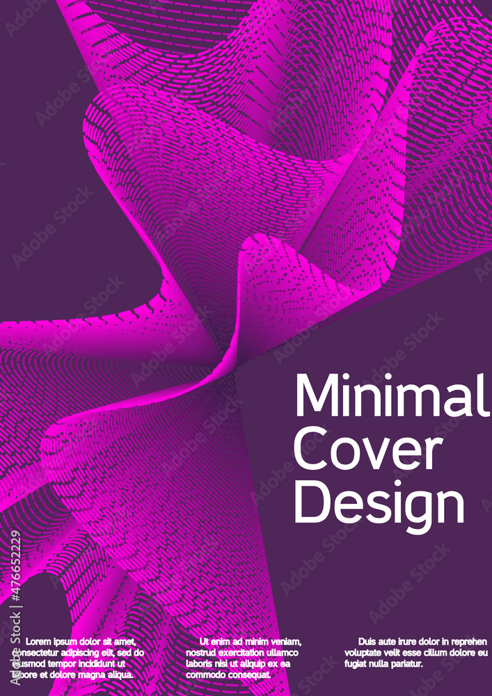 Future futuristic template with abstract current forms for banner ...