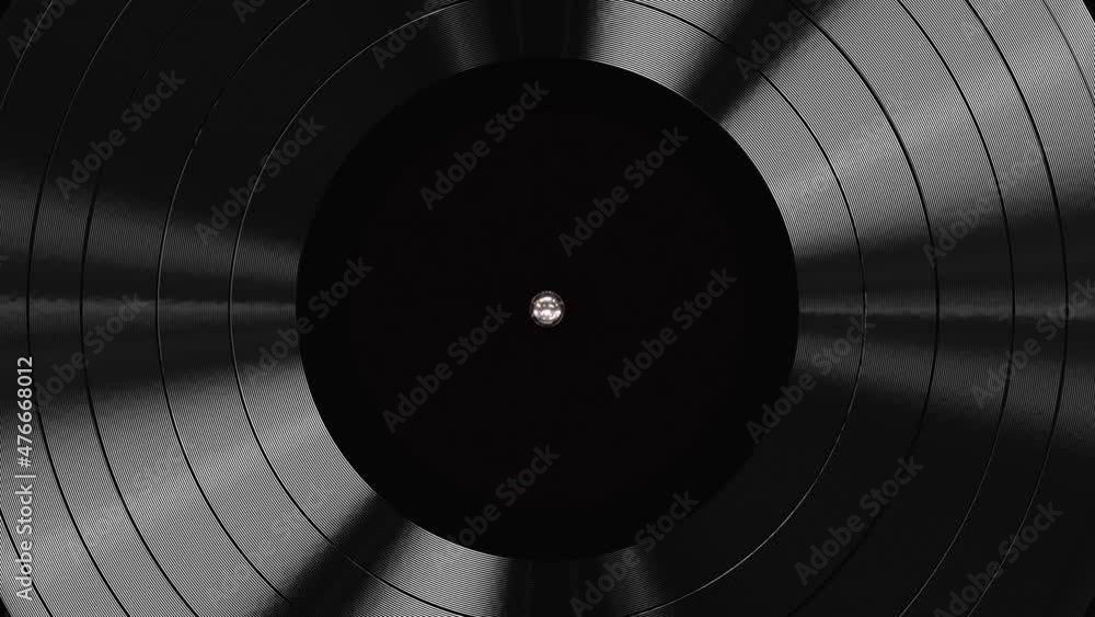 Vidéo Stock Realistic seamless looping 3D animation of the black label ...