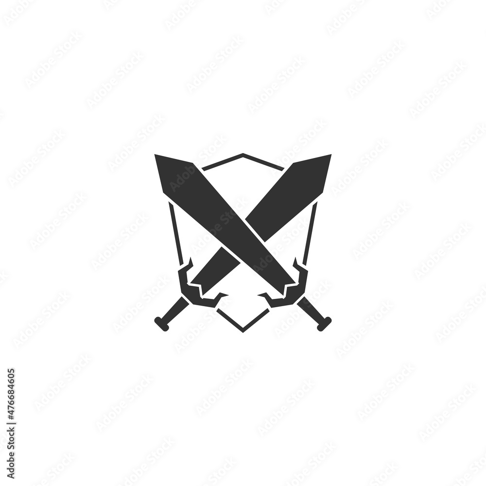 Sword logo vector templates Stock Vector | Adobe Stock