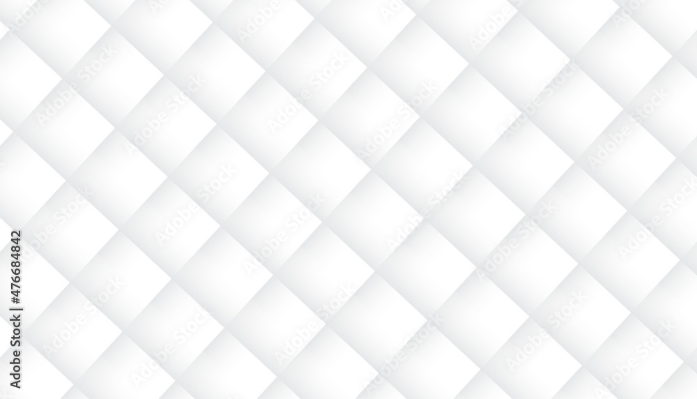 Abstract white and grey square pattern background with smooth gradient ...