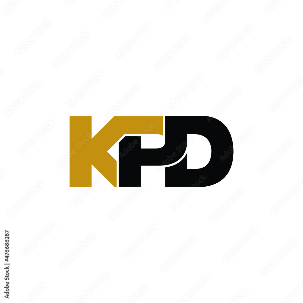 KPD letter monogram logo design vector Stock Vector | Adobe Stock