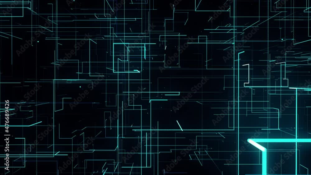 Geometric mesh from 3d render of web textures in space. Cyber ...