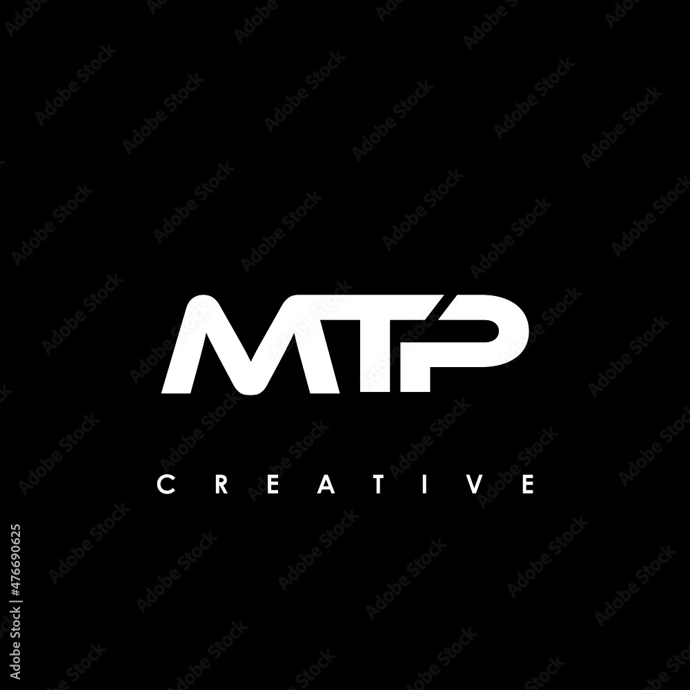 MTP Letter Initial Logo Design Template Vector Illustration Stock ...