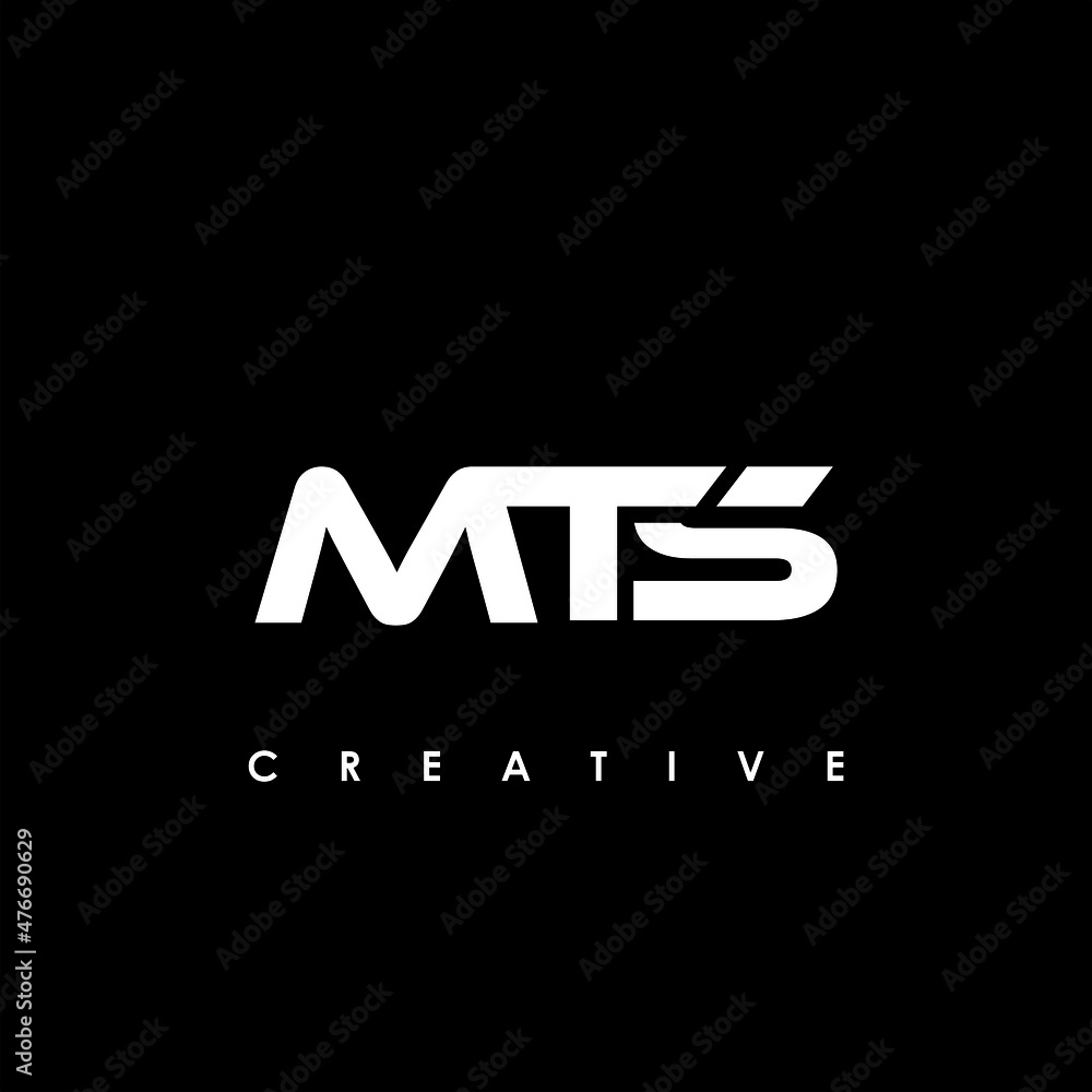 MTS Letter Initial Logo Design Template Vector Illustration Stock ...