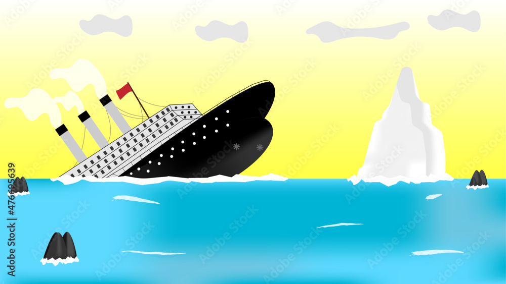 Titanic Stock Vector | Adobe Stock